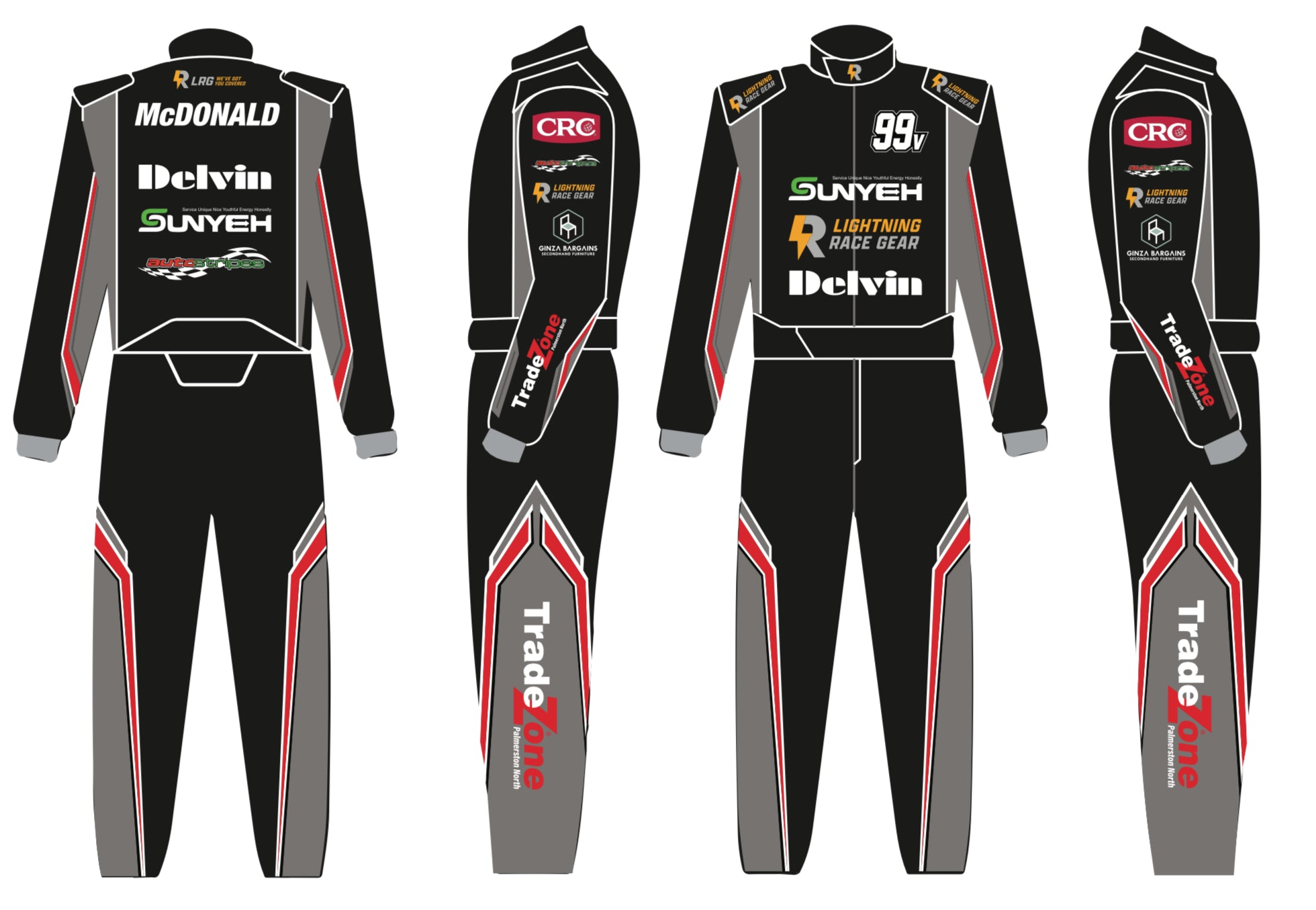 Fully Customize Race Suit 1 layer Nomex SFI 3.2/1